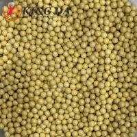 China Yellow Ceria Stabilized Zirconia Beads 0.3-3.5mm High Wear Resistant Grinding Media for sale