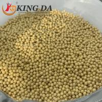 China Yellow Ceria Stabilized Zirconia Beads 0.3-3.5mm High Wear Resistant Grinding Media for sale