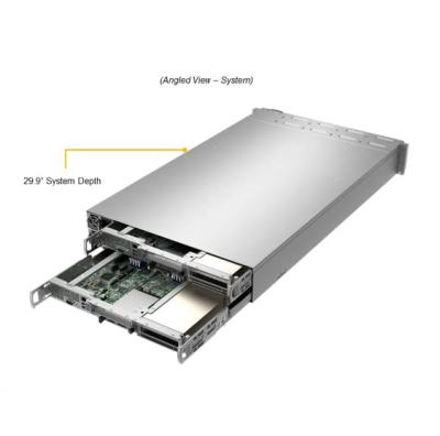 China Supermicro SYS-210GP-DNR GPU Server 2U Rackmount with 1TB DDR4 RAM 3 GPUs per Node and 2600W Titanium Power Supply for sale