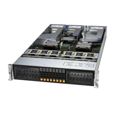 China Supermicro Hyper SuperServer AS-2126HS-TN 2U Rackmount Server with AMD EPYC 9005/9004 Processors, 6TB DDR5 Memory, 3 GPUs, and 2000W Titanium Power for sale