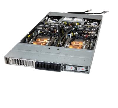 China Supermicro 1U Rackmount GPU Server ARS-111GL-DSHR-LCC with NVIDIA Grace Hopper Superchip 480GB ECC LPDDR5X Memory and 2x 2700W Redundant Titanium Power Supplies for sale