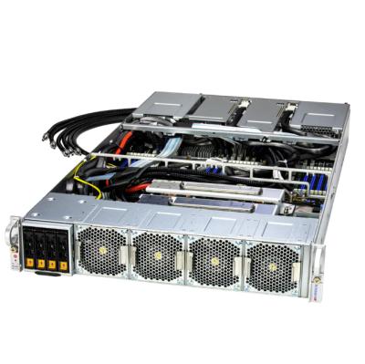 China Supermicro GPU Server SYS-221GE-TNHT-LCC 2U Rackmount with 4 Onboard GPUs, 8TB DDR5 Memory, and Direct-To-Chip Liquid Cooling for sale