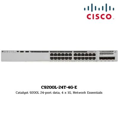 China C9200L-24T-4G-E cisco switch Catalyst 9200L 24-port Data 4x1G uplink Switch, Network Essentials for sale