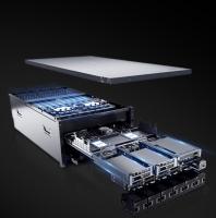 China FusionServer G6550 V8 6U AI server with 5th Gen AMD EPYC™ 9005 Series processors, 10 dual-width GPU accelerator cards, and 24 DDR5 DIMM slots for sale