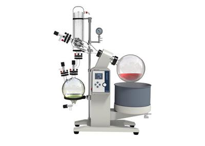 China 5L Motorized Lift Vacuum Rotary Evaporator 10mm/s Vertical Condenser 20-140rpm for sale