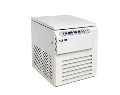 China 6x2400mL Refrigerated Centrifuge CDL7M 7000rpm 11650xg for Blood Bags with CE for sale