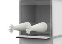 China Mobile CE Certified Biological Safety Cabinet with Gloves UV Disinfection 1200mm for sale