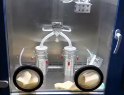 China Stainless Steel Mask Bacterial Filtration Efficiency Tester , BFE Testing Machine 200Pa for sale
