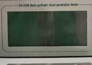 China Stainless Steel Synthetic Blood Penetration Resistance Tester AC220V 20kPa for sale