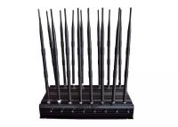 China 80W 8-Band Adjustable Signal Jammer 40dBm Output Power 30-100m Range for 2G 3G 4G LTE for sale