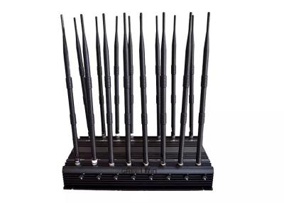 China 80W 8-Band Adjustable Signal Jammer 40dBm Output Power 30-100m Range for 2G 3G 4G LTE for sale