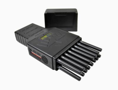 China 5G 16 Antennas Full Bands Signal Jammer 3400/3600 MHz Blocking Remote Control 12000mAh Battery for sale