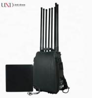 China Portable Drone Jammer GPS 1.2G 1.5G WiFi Omnidirectional Antenna 2km Range Backpack Design for sale