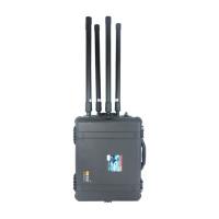 China 350W High Power Anti Drone Signal Jammer 6 Modules 500-2000m Range UAV Defense System for sale