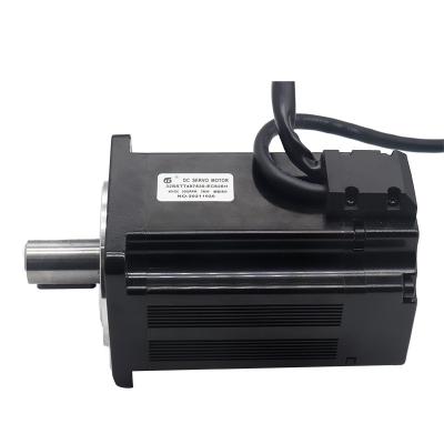 China Round Shaft 48v Dc Servo Motor Rated Current 20a For Agv Robot for sale