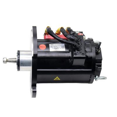 China 24V 3KW 9.6Nm Tamagawa17-bitabsolute Single-turnencoder  Electric Forklift Traction Servo Motor for sale