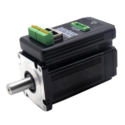 China 48V 400W 3000rpm RS485 CAN CANopen Servo Motor-driven Integrated Machine Applied To AGV Robots for sale