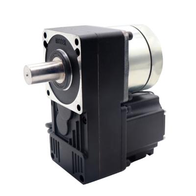 China Low Voltage 24V 40W Brushless DC Servo Motor 12Nm Output Torque With Electromagnetic Brake For Safety Anti-Collision Swing Barrier Gate for sale