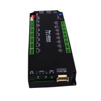 China Ultra-Narrow 75mm Pedestrian Turnstile Controller Board - Integrated Servo Drive, 6-Pair IR Input, Voice & RGB Output for sale