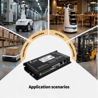 China 24-60V 12A DC Servo Drive 2500 Line Incremental Encoder RS232 RS485 CAN  Overload Applicable to AGV electric forklifts for sale