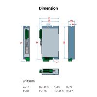 China 48V 12A Low-Voltage Servo Drive with Speed Position Torque Control and RS232 RS485 CAN for AGV Robots for sale