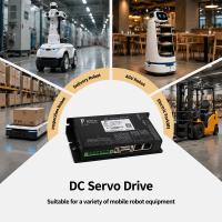 China 48V 12A Low-Voltage Servo Drive with Speed Position Torque Control and RS232 RS485 CAN for AGV Robots for sale