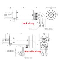 China 59mm Flange 24V DC 100W Low‑Temperature‑Resistant Gear Integrated Servo Motor, 23Nm Max Torque 2400‑Line Encoder Feedback, Turnstile Speed Gate Barrier Gate Drive Motor for sale