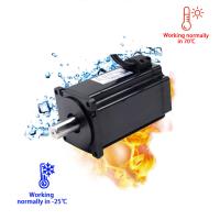 China 5.6Nm 100RPM 24 Volt Servo Motor 70W Low Noise 80mm Dia for sale