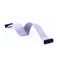 China PVC Customized IDC Connector 1.27mm 2.54mm Pitch Shielded 6 12 14 16 20 24 44 50 64 Pin Grey Rainbow Flat Ribbon Wire Harness for sale