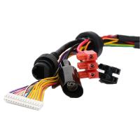 China Custom PVC Automotive Wire Harness with SOS Emergency Membrane Push Button Switch for sale