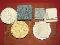 China High Thermal Conductivity Foam Ceramic Filter for Non Ferrous Metals Improved Surface for sale
