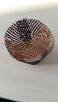 China Special-shaped Aluminum Liquid Filter with Alkali-free Glass Fiber Cast Filter Mesh for sale