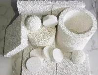 China Customize Width Ceramic Foam Filter Plate for High Strength Aluminum Liquid Filtration for sale