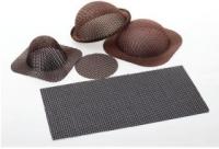 China Diamond Hole Shape High Silica Fiberglass Filter for Cast Steel and Cast Iron Industry for sale