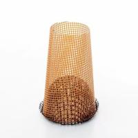 China 0.2Kg 0.35-0.5mm Alkali-Free Glass Fiber Filter Mesh With Cast Aluminum Cap for sale