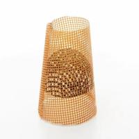 China 0.2Kg 0.35-0.5mm Alkali-Free Glass Fiber Filter Mesh With Cast Aluminum Cap for sale