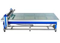 China 130mm Heavy Duty Roll Flat Bed Applicator Adjustable Height Industrial Laminator for sale