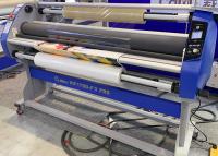 China Silicone Hot Roll Laminator 110V / 220V Professional Laminator With Trimmer Holder for sale