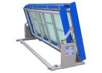 China 1630 Mm Flatbed Vinyl Applicator Semi Automatic Vinyl Sign Application Table With 130mm Heated Silicon Roller for sale