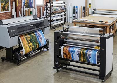 China Why Your Wide Format Printer Needs A 120°C Top Heated Roll-to-Roll Laminator for sale