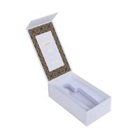 China Biodegradable Black And Gold Gift Box , Paperboard Matte Packaging Box With Insert for sale