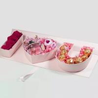 China Chocolate Gift Packaging Boxes , Thanksgiving Gift Box for Daily Wedding Heart Rose Flowers for sale