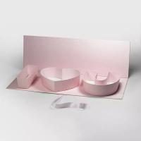 China Chocolate Gift Packaging Boxes , Thanksgiving Gift Box for Daily Wedding Heart Rose Flowers for sale