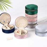 China ODM Small Portable Jewelry Box Stud Earrings Greaseproof PU Leather for sale