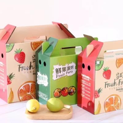 China Vegetable Cardboard Packing Boxes Custom Printing Shipping Carton Boxes For Fruit for sale