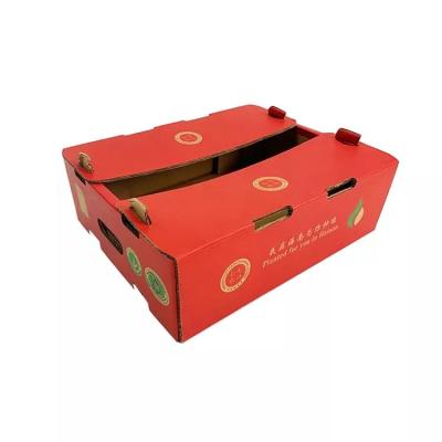 China Corrugated Cardboard Packing Boxes CMYK Printing Fruit And Vegetable Packaging Boxes for sale