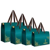China Free Sample Cardboard Packing Boxes Elegant Carton Food Boxes With Handle for sale