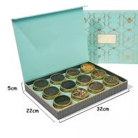 China OEM / ODM Tea Packaging Box , Custom Metal Tea Canister With Lid for sale