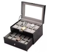 China Plywood PU Leather Box Durable Custom Gift Box waterproof ODM BV for sale