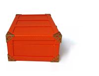 China MDF PU Leather Box Flocking perfume Suitcase Gift Box Handmade for sale